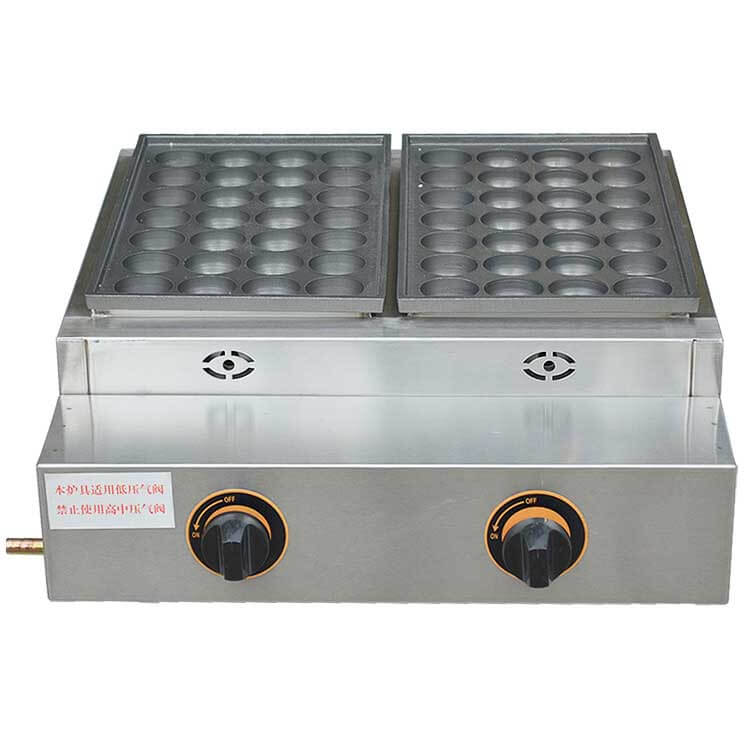 Commercial Gas Takoyaki Machine with Teflon Coating Nonstick