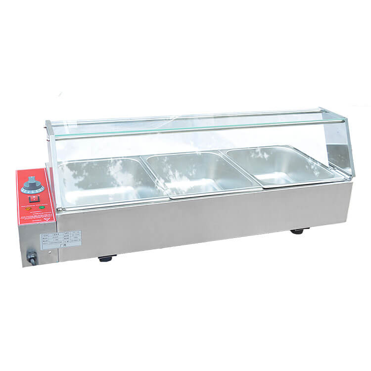 Buffet Warmer Equipment with 3 Stainless steel Pot