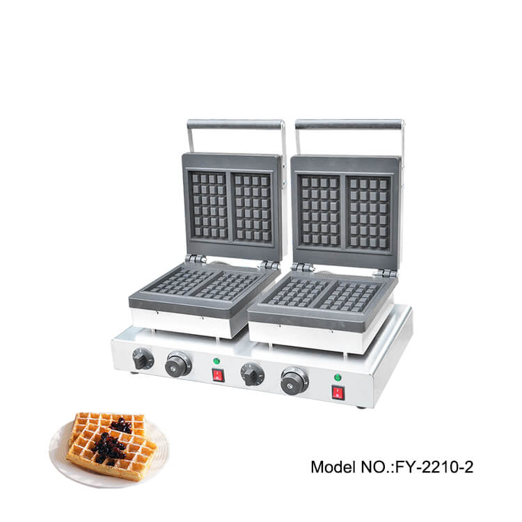 Commercial Waffle Machine Double Rectangle Waffle Machine Factory