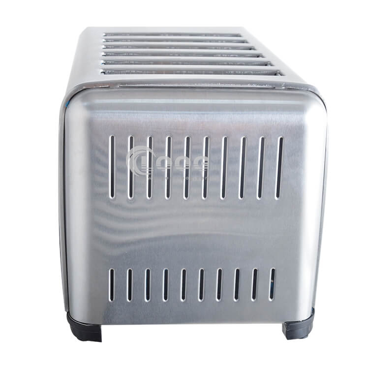 Commercial toaster for restaurant kitchen, 6 slices can be made