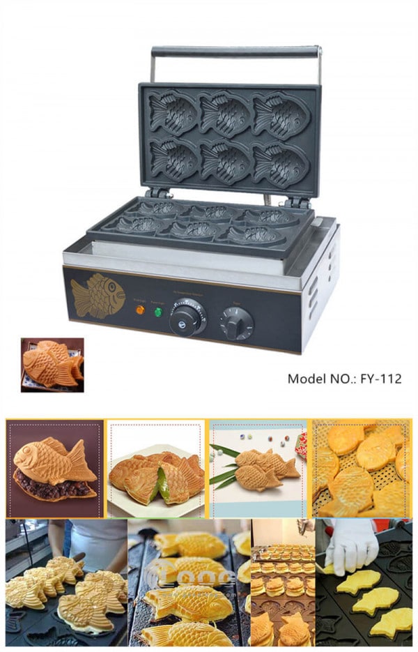 Fish Shaped Waffle Maker Electric Taiyaki Maker Manufacturer - GoodLoog