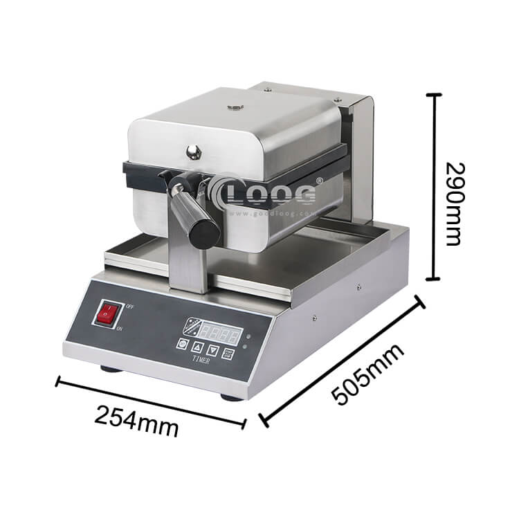 Single Waffle Maker Factory Wholesale Commercial Waffle Machine - GoodLoog