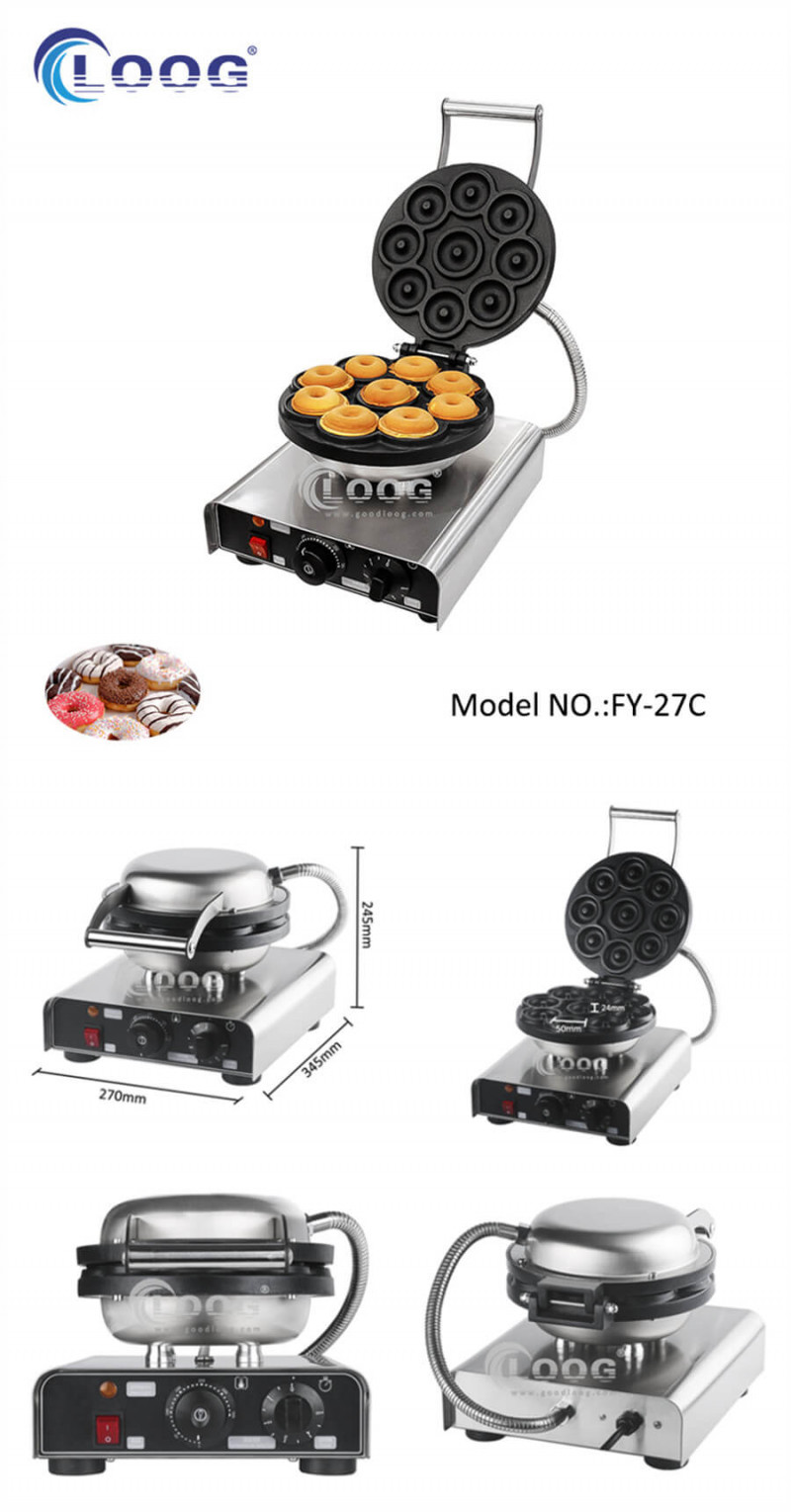 Mini Donut Machine Digital Commercial Automatic Donut Maker - GoodLoog