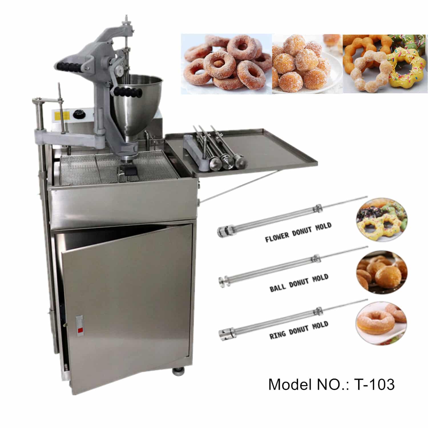 Machine Mini Donuts Automatic Mochi Donut Shop Equipment Distributor ...